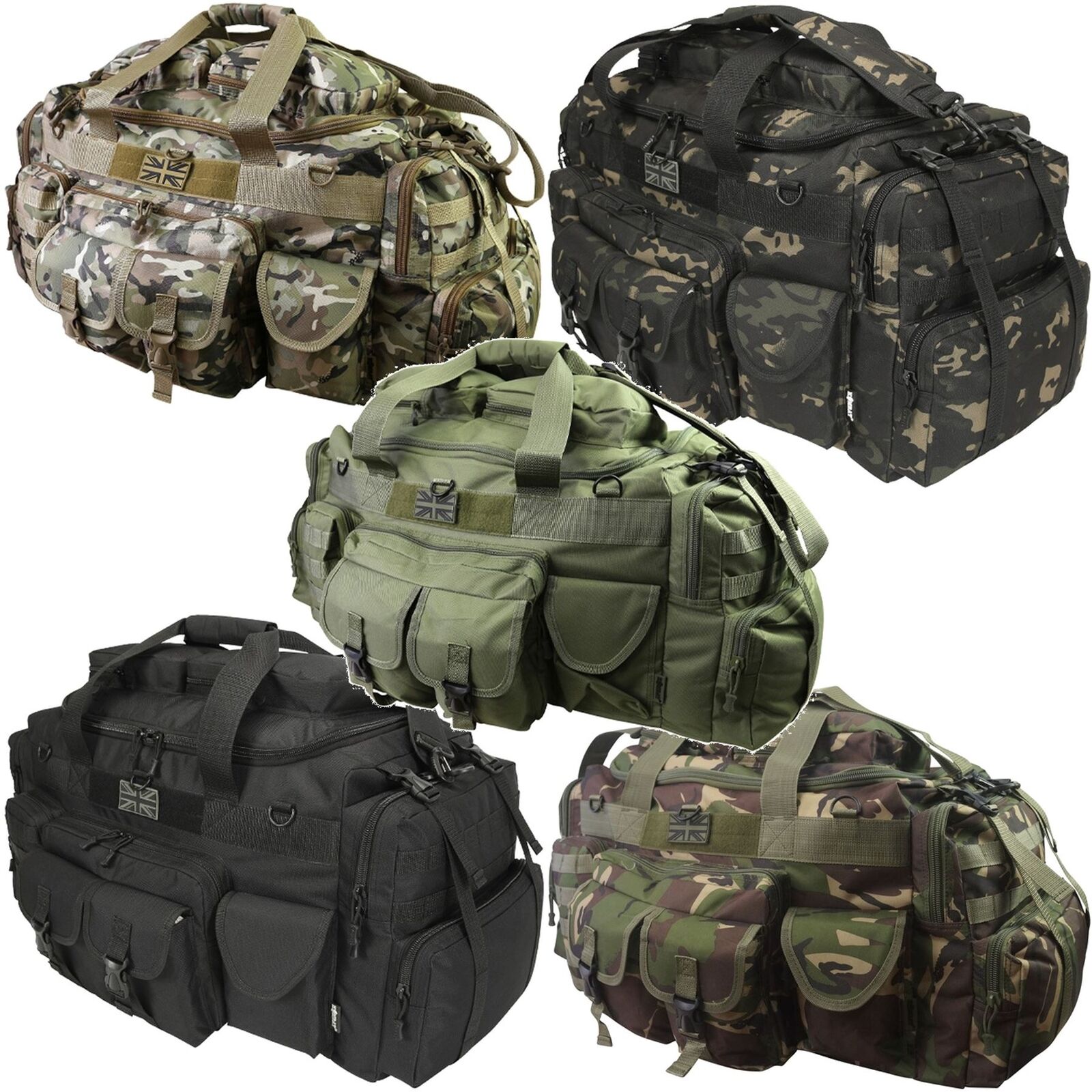 Kombat Saxon Tactical Army Military Camouflage Holdall Molle Bag Rucks kombat-saxon-tactical-army-military-camouflage-holdall-molle-bag-rucks