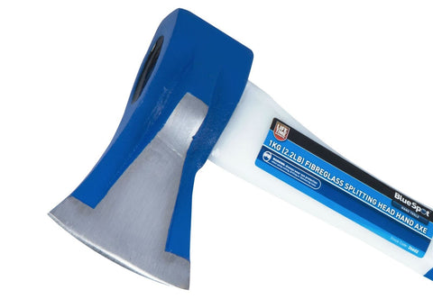 Bluespot Fibreglass Handle Splitting Head Wood Axe Hand Hatchet Log Ch ...