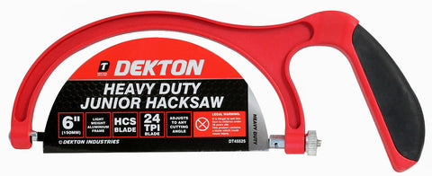 150MM HEAVY DUTY JUNIOR HACKSAW ALUMINIUM FRAME WITH HCS BLADE 6" MINI ...